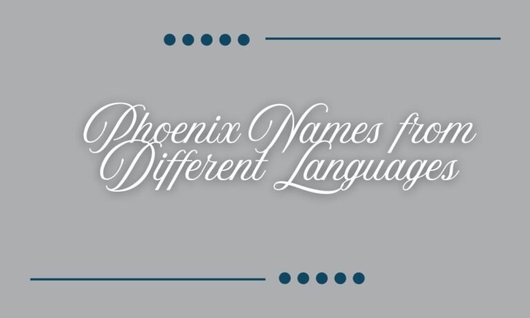 320+ Phoenix Names: The Ultimate Guide to Mythical Fire Bird Names