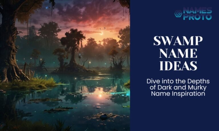 280+ Swamp Names: The Ultimate Guide to Mysterious Wetland Names